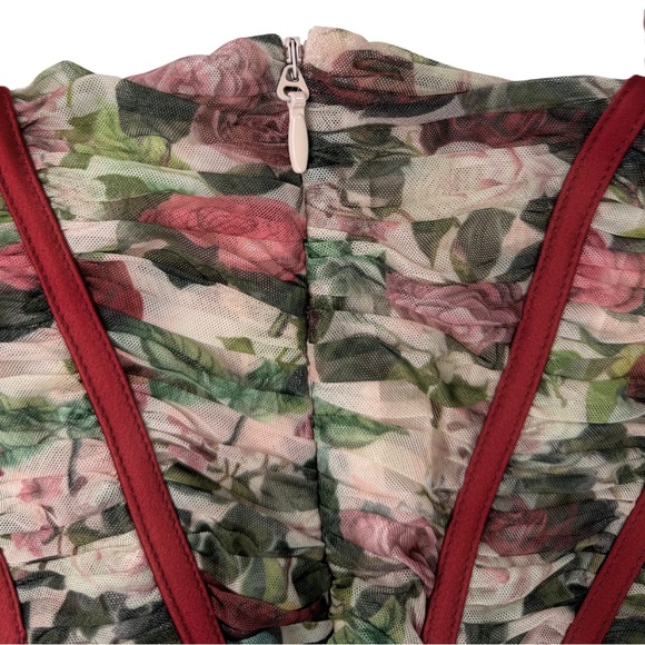 House of CB | Dresses | House Of Cb Sable Vintage Floral Ruched Corset ...